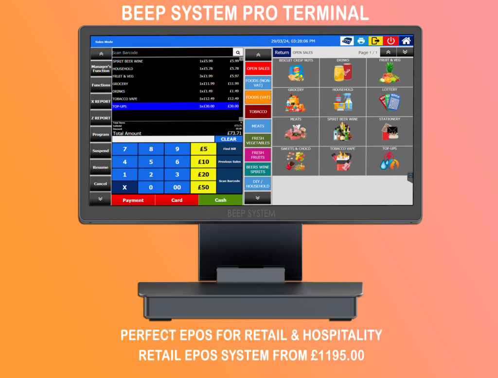 Restaurant EPOS | BEEP SYSTEM
